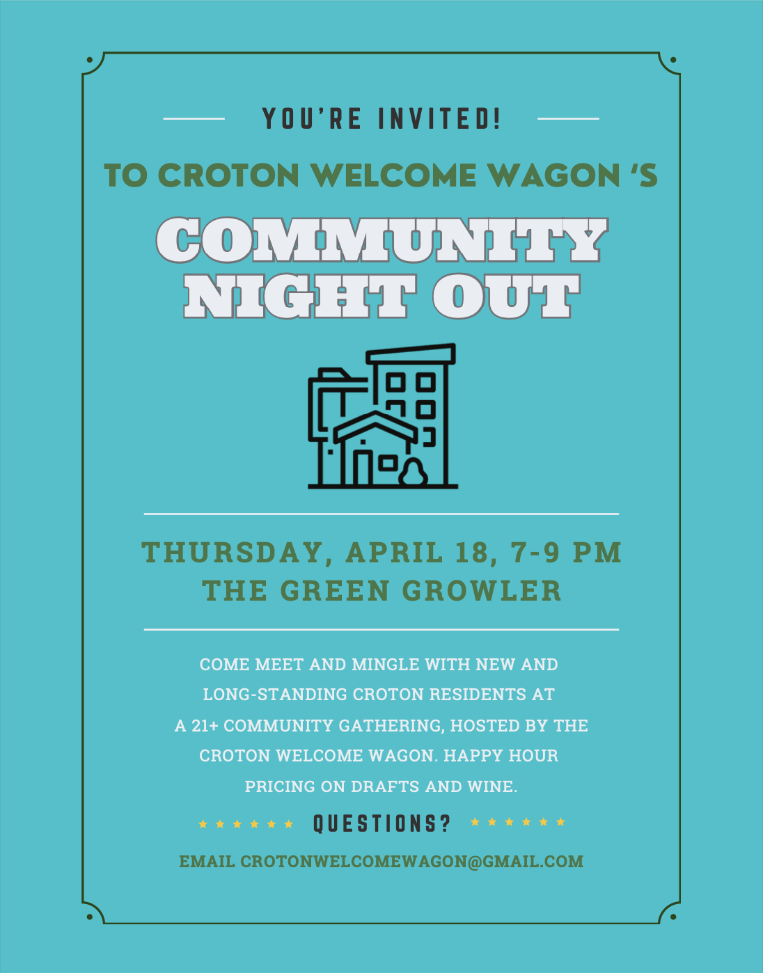 4/18/24 Community Night Out – Croton Welcome Wagon